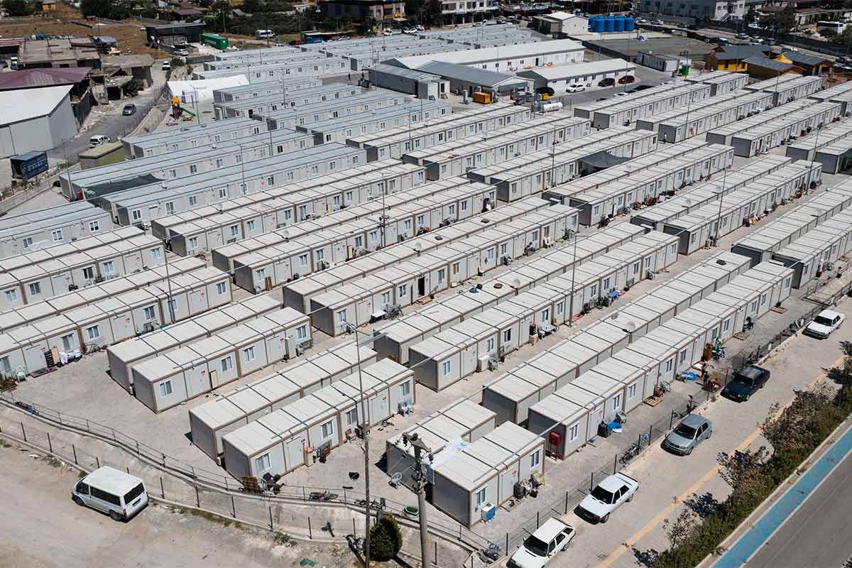 Kahramanmaraş Depremi için Kurulan Konteyner Kentler