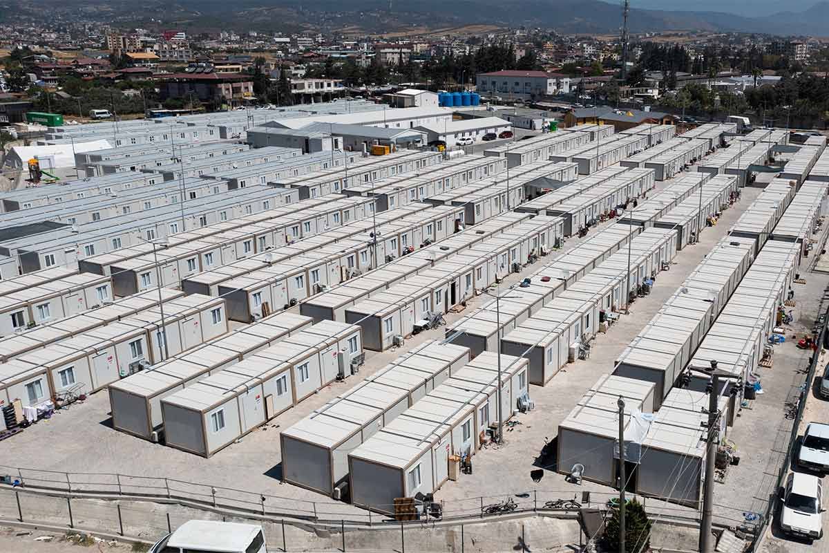 Kahramanmaraş Depremi için Kurulan Konteyner Kentler